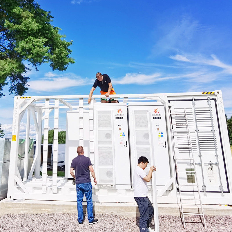 High Voltage Range 5MW Solar Panel Energy Storage Container with Remote ...
