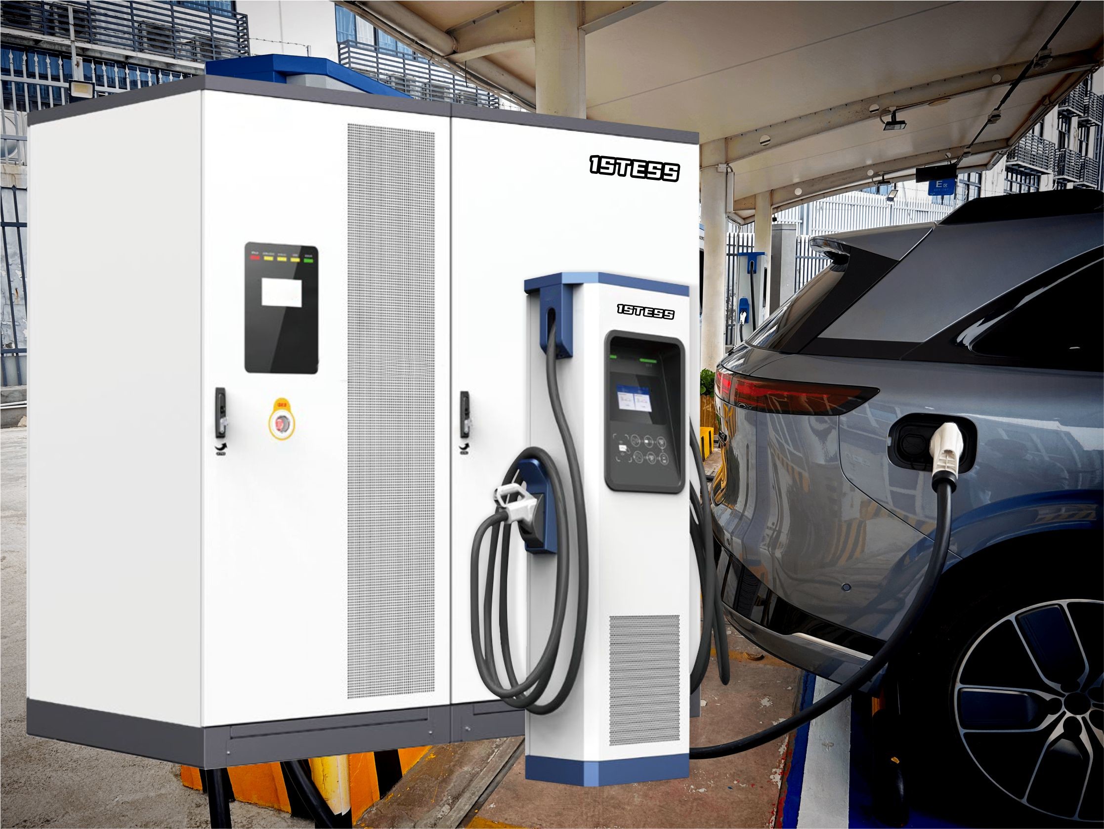 TUV Certified BESS EV Charging Station With CHAdeMO / CCS1/2 ...