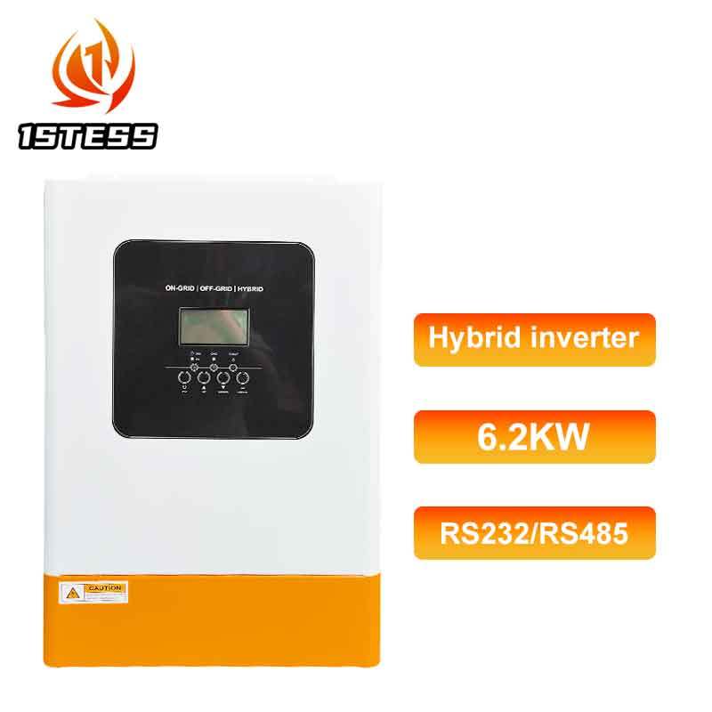 5.5kW & 6.2kW 48V Hybrid Inverter with MPPT for Solar Systems