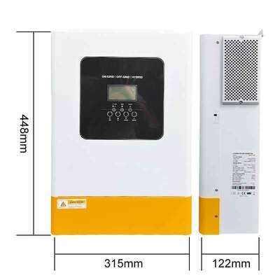 5.5kW & 6.2kW 48V Hybrid Inverter with MPPT for Solar Systems